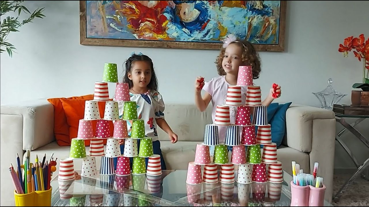 Torre de Copos (É Brincadeira ou Não É?) - YouTube