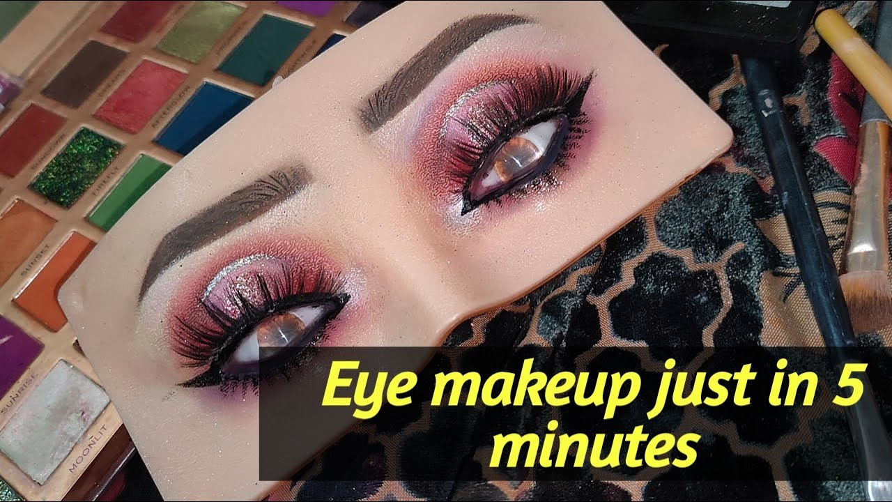 pink halo eye makeup tutorial easy for beginners step by step |pink ...
