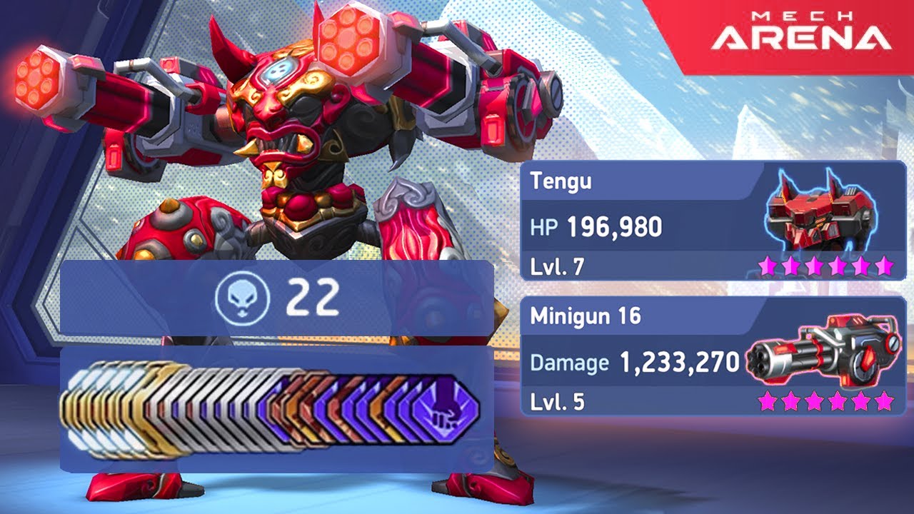 Mech Arena: New legendary "Tengu" or buff old one? - YouTube