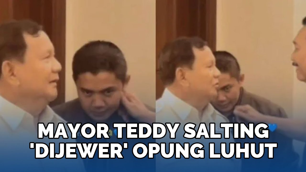 Ekspresi Mayor Teddy 'Dijewer' Opung Luhut Binsar Panjaitan, Netizen: Mewakili Banget - YouTube