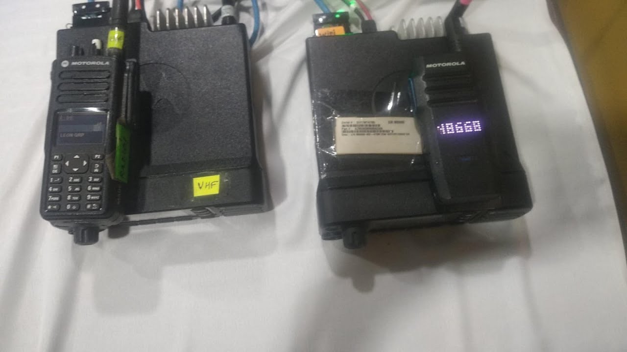 Wave PTX interop to VHF using Xirm 8668i - YouTube