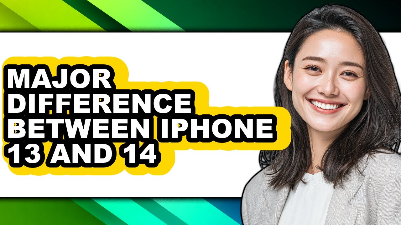 What Is The Major Difference Between iPhone 13 And 14 - Answered - YouTube