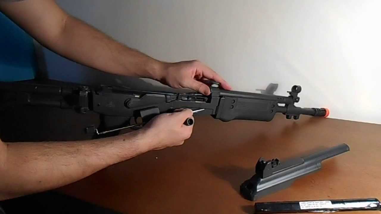 Metralhadora CyberGun Galil SAR full metal airsoft - YouTube
