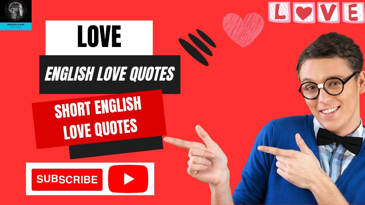 Quotes about Love | Short English love quotes | Best heart touching ...