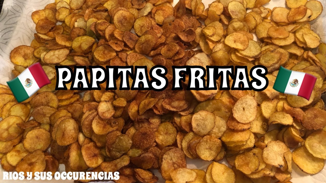 Como hacer PAPITAS FRITAS|RIOS Y SUS OCCURENCIAS - YouTube