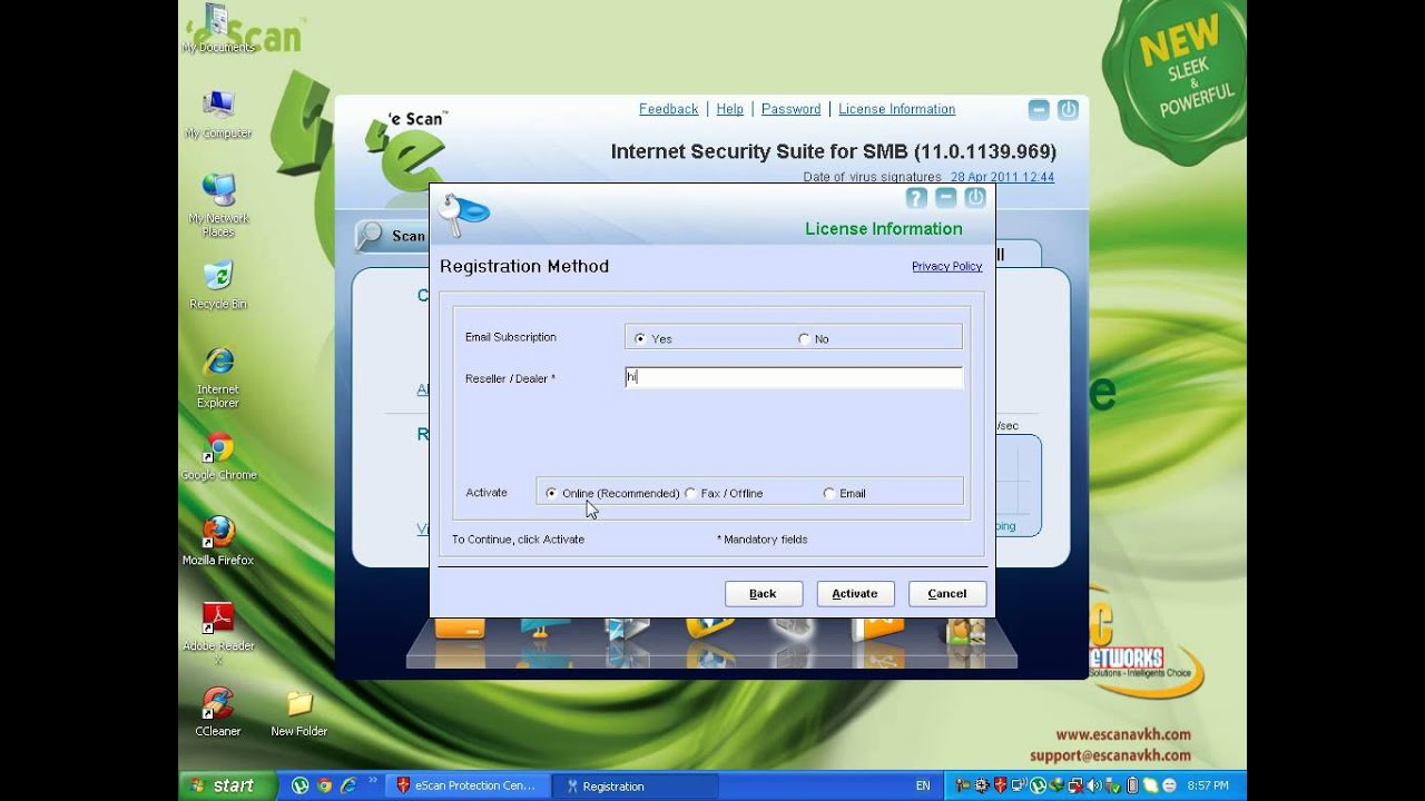 How to use activated License eScan.avi - YouTube