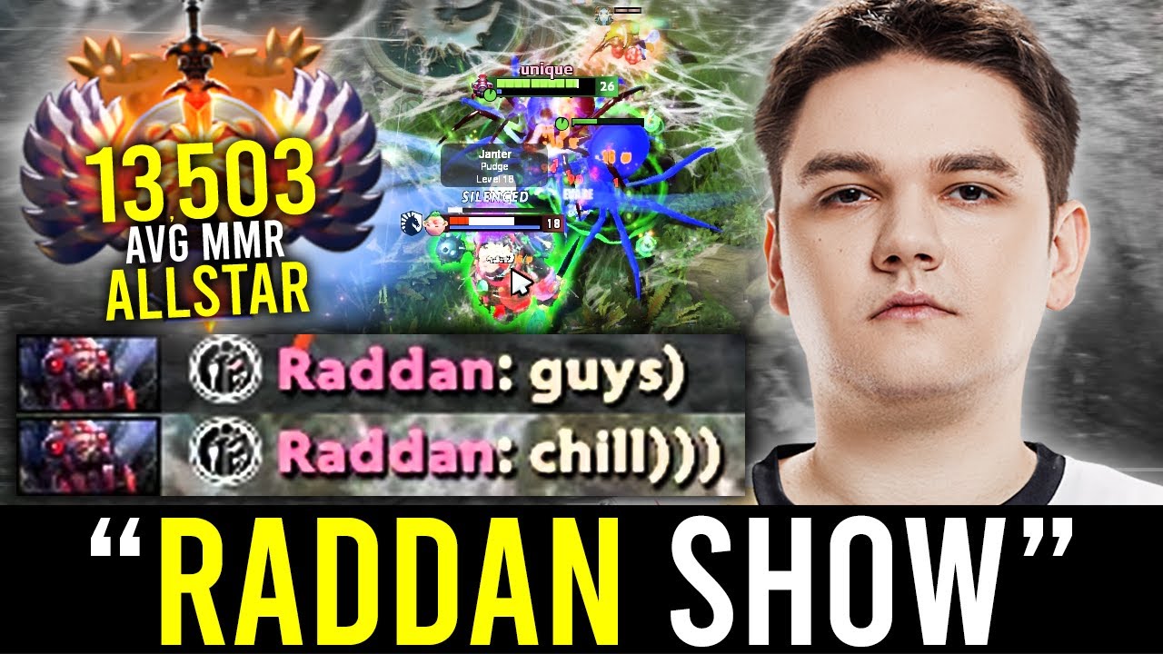 ALLSTAR GAME but it's "RADDAN SHOW" (13,503 AVG MMR) - YouTube