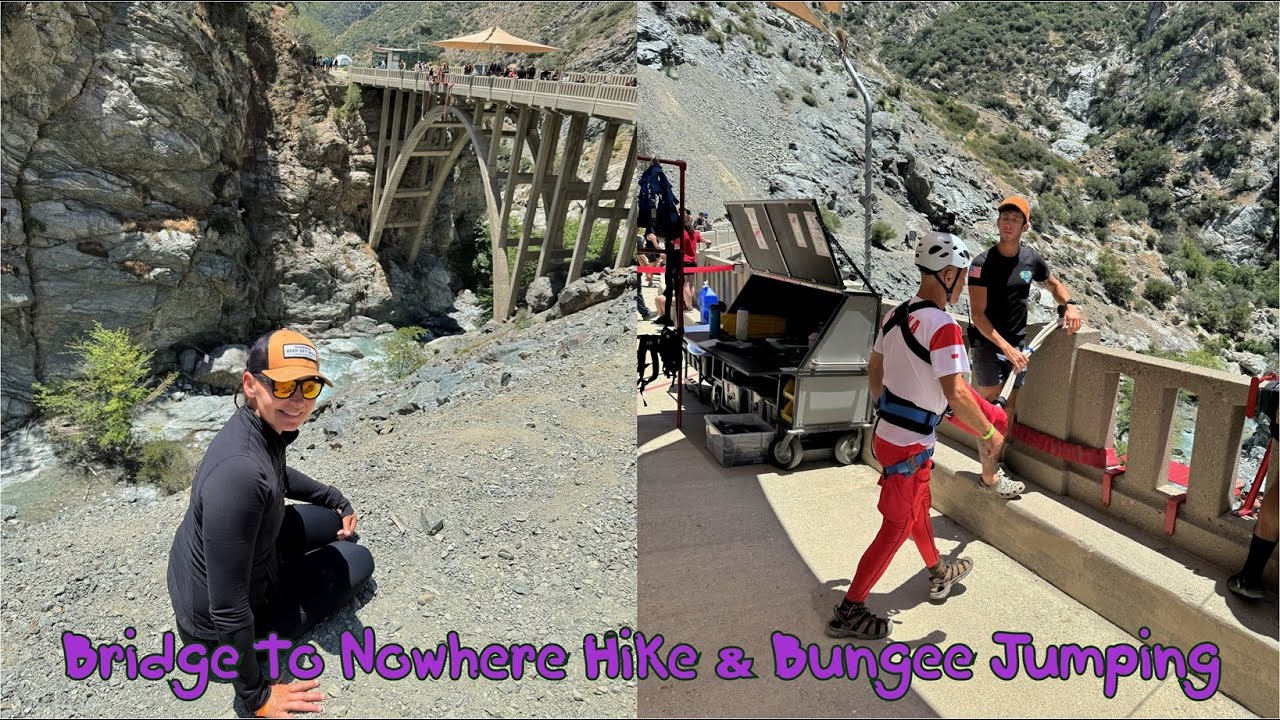 Bridge to Nowhere Hike & Bungee Jumping, May 2024 [4K] (subtitles ...