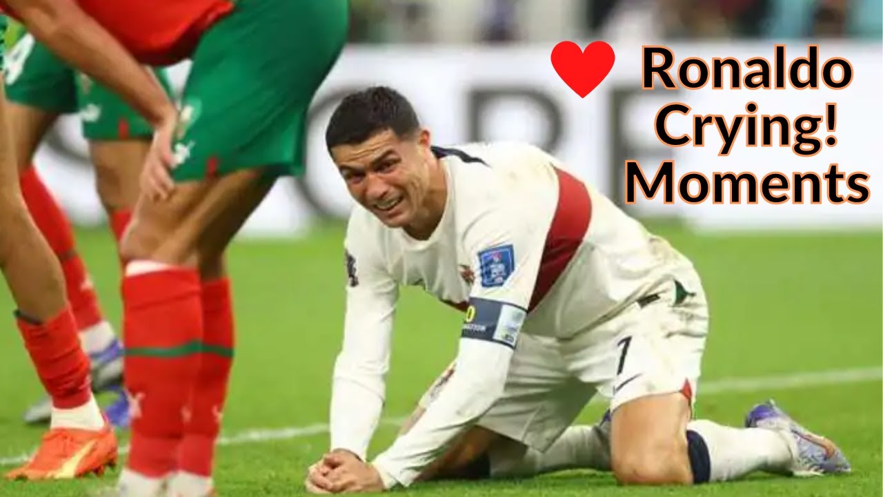 Ronaldo Crying Moments of Portugal Vs Morocco | FIFA World Cup Qatar ...