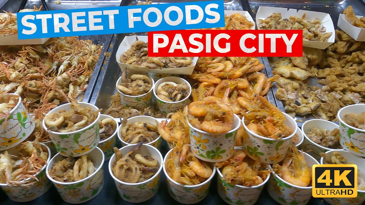 Filipino Street Food - Capitol Commons, Pasig City Philippines - YouTube