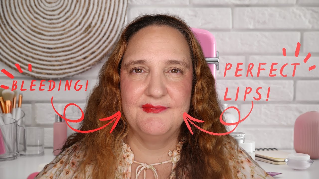 Stop Lipstick Bleeding Into Fine Lines | No More Feathering! (Makeup ...