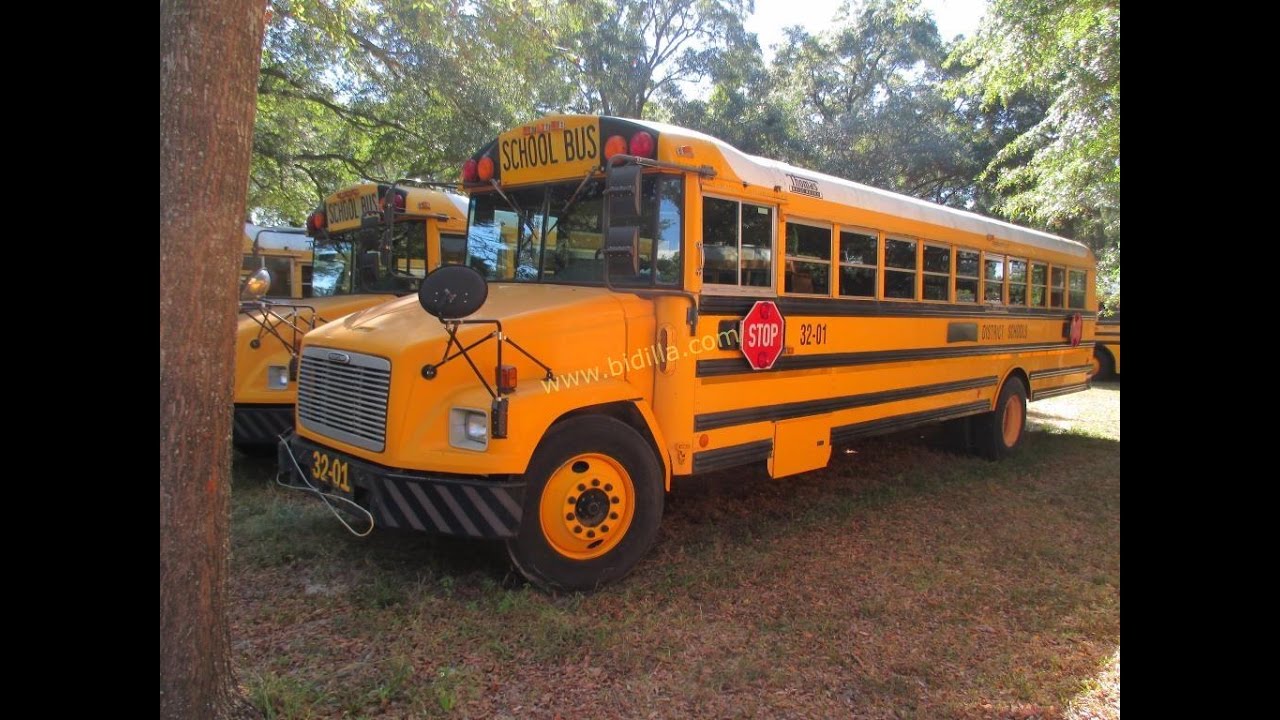 PUBLIC AUCTION: 2002 Thomas Built 65 Passenger School Bus Freightliner ...