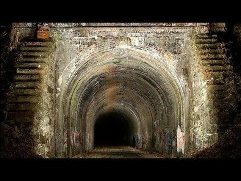 (I ASKED IT ANSWERED).. Exploring Haunted Moonville Tunnel At Night ...