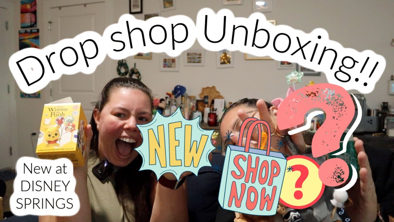 DROP SHOP! NEW TO DISNEY SPRINGS! INFO SESSION AND UNBOXING! - YouTube