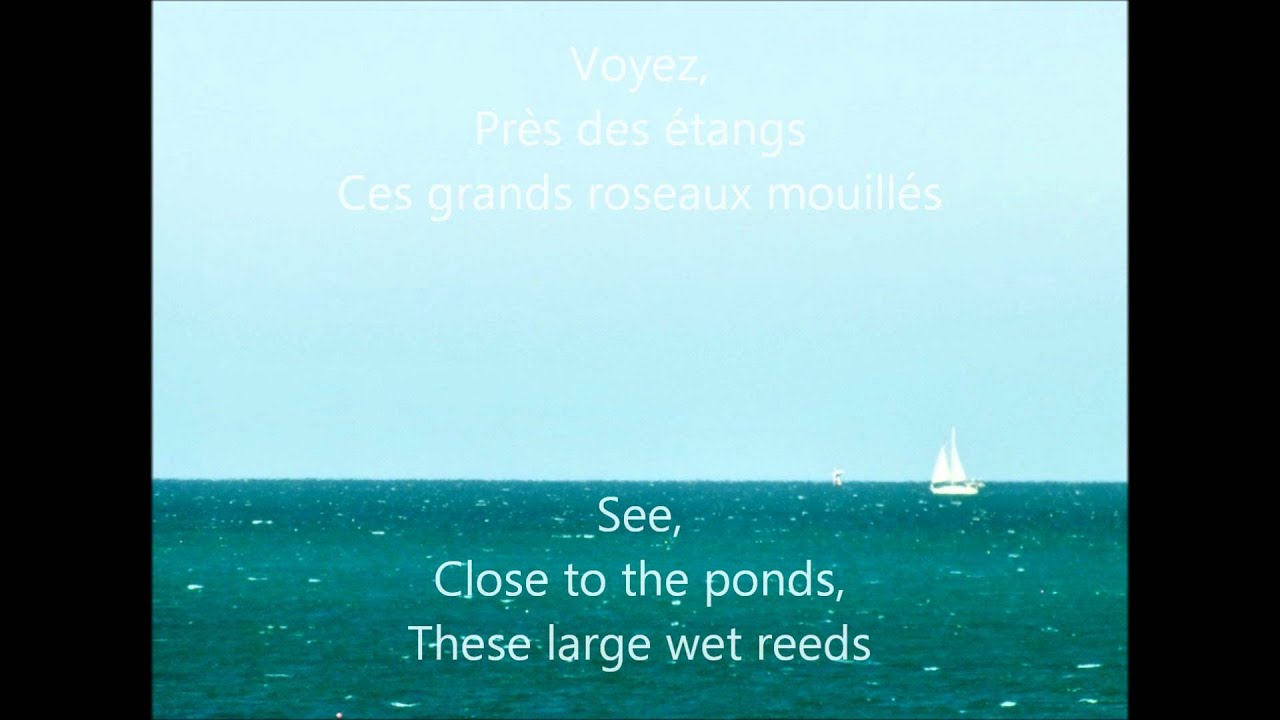 Starlin Marot - "La Mer" avec les paroles - YouTube