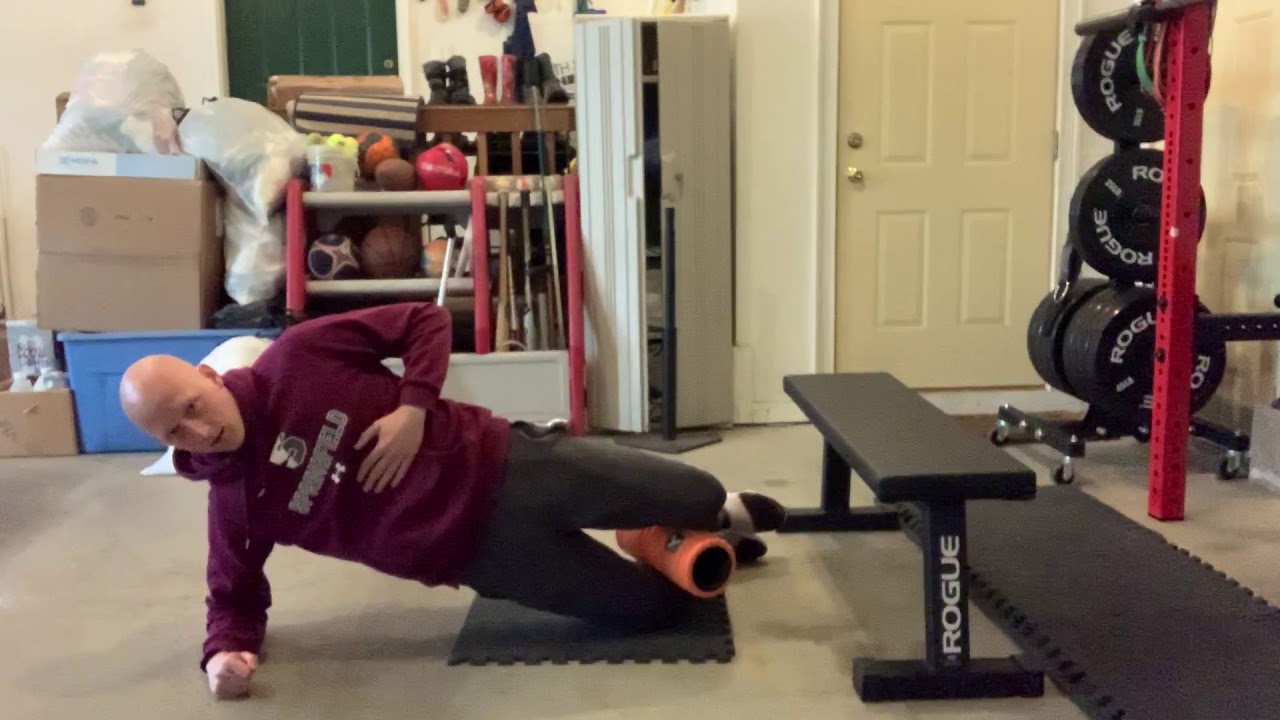 1/2 Side Plank Groin Squeeze - YouTube
