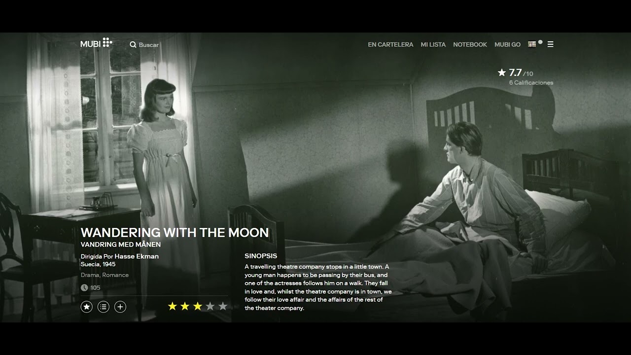 Vandring med månen - WANDERING WITH THE MOON (1945) dir, Hasse Ekman ...