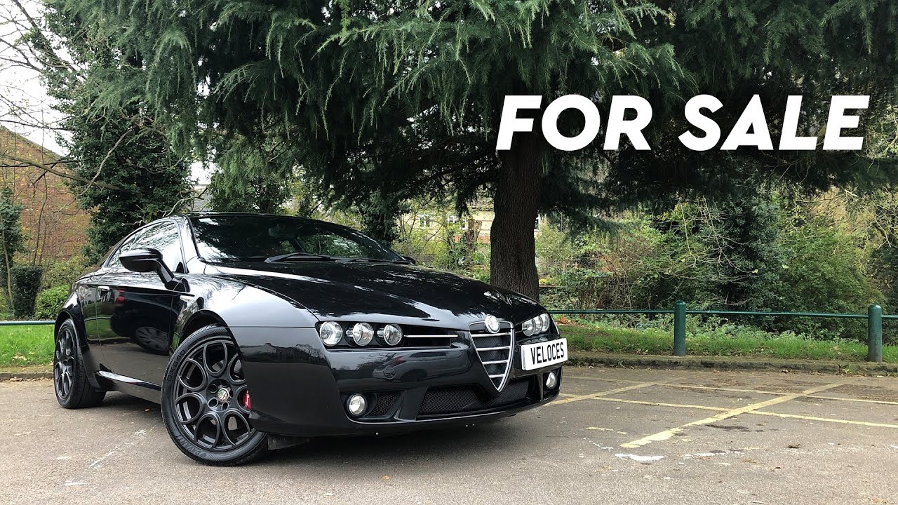 BLACK ALFA ROMEO BRERA 2008 WITH ALL WHEEL DRIVE Q4 FOR SALE - YouTube