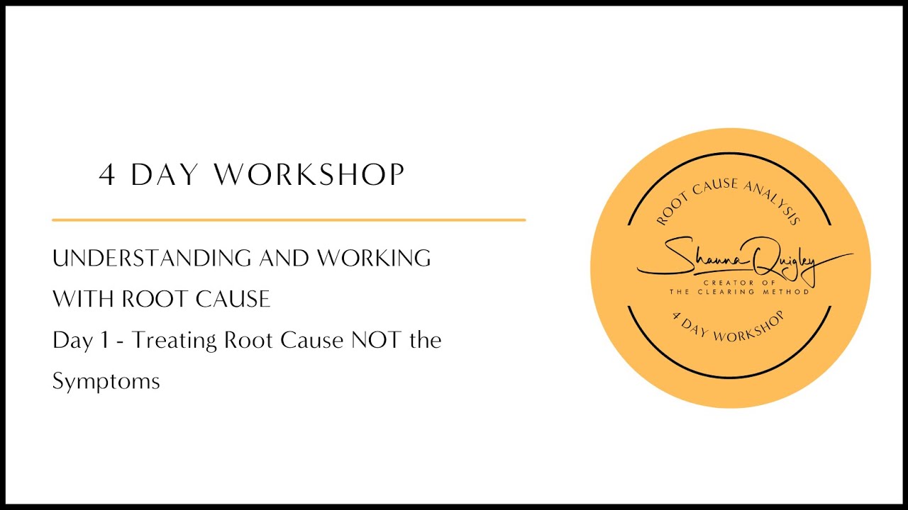 Root Cause Workshop - Day 1_Treating root cause NOT symptoms - YouTube