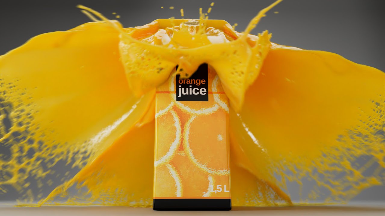 Some liquid splashes in C4D with LiquiGen - YouTube