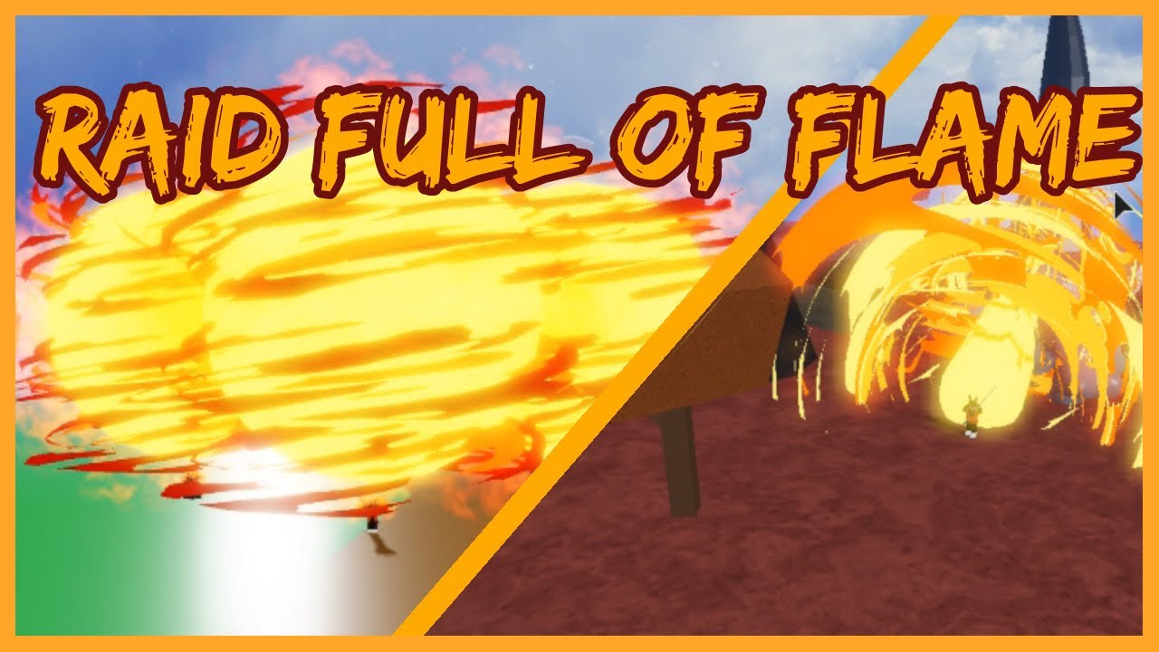 Raid Full Of Flame Awakenings | Roblox: Blox Fruits - YouTube