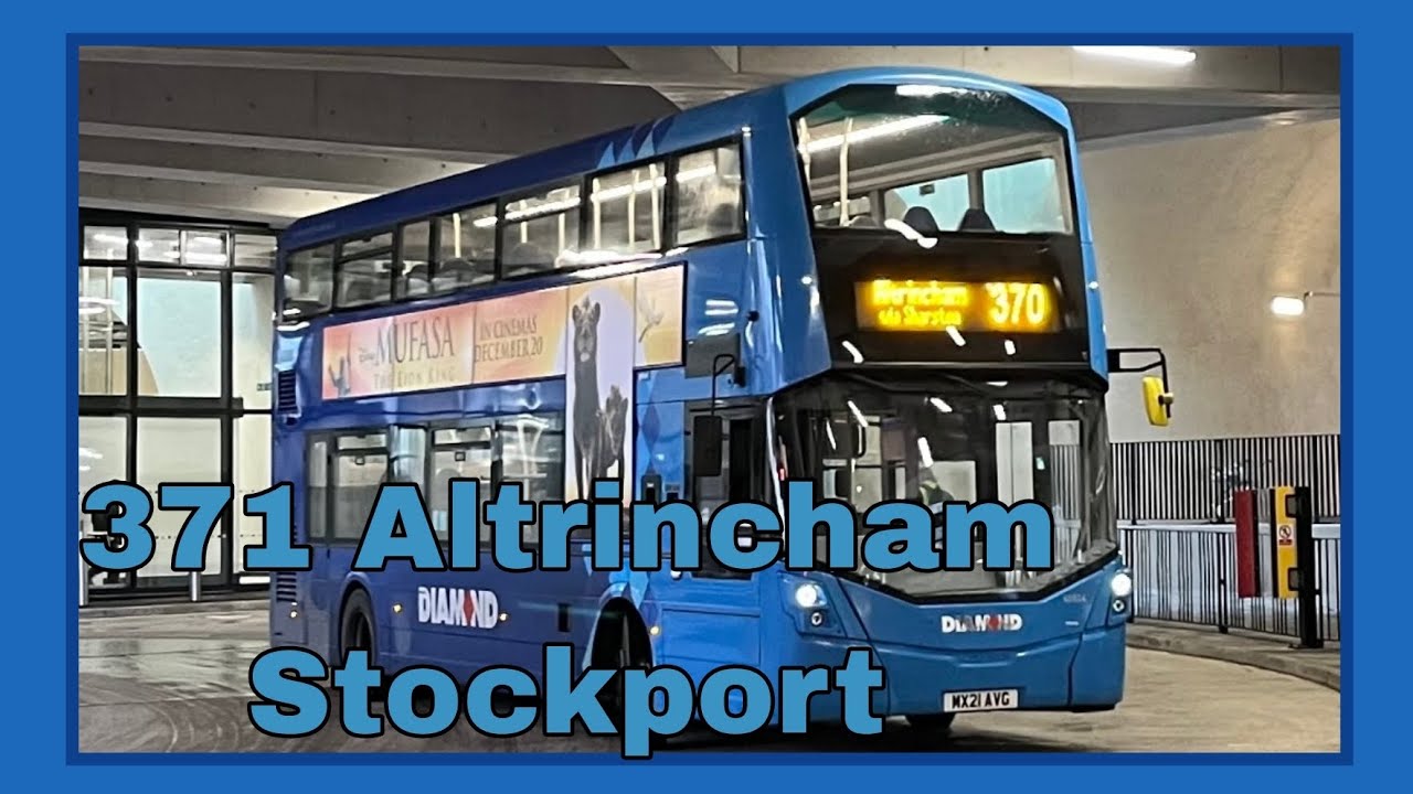Full route 371 Altrincham to Stockport Diamond north west ( now ...