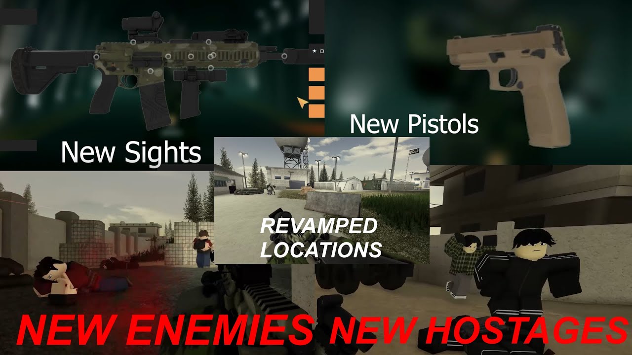 Massive UPDATE BRM5 enemies+hostages+pistols - YouTube