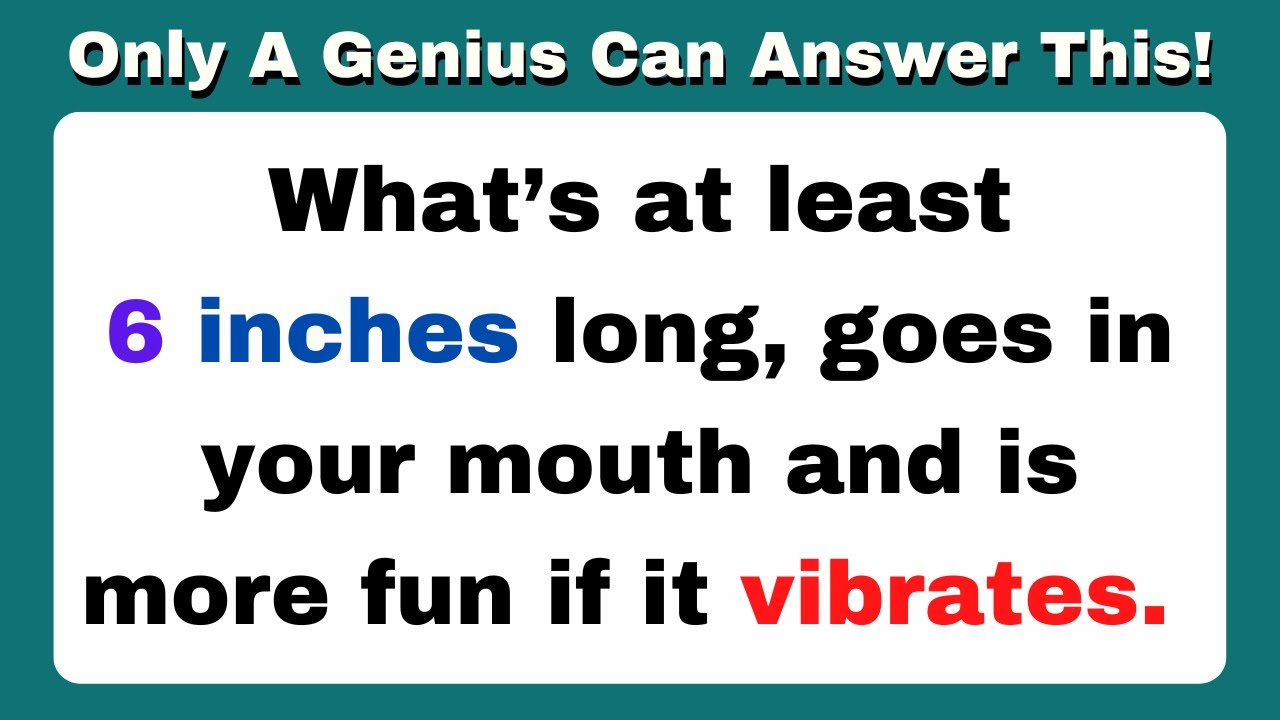 10 Mind-Blowing Questions Only A Genius Can Answer |Genius IQ Test Part ...