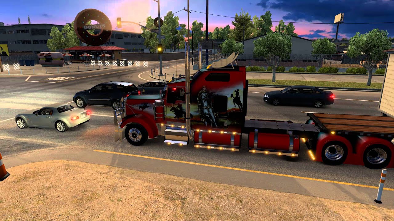 ATS : Kenworth w900 Pinga Custom - YouTube
