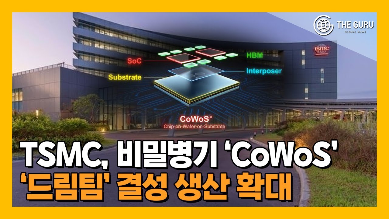 TSMC, 'CoWoS' 드림팀 구성…시장 장악 나선다 - YouTube