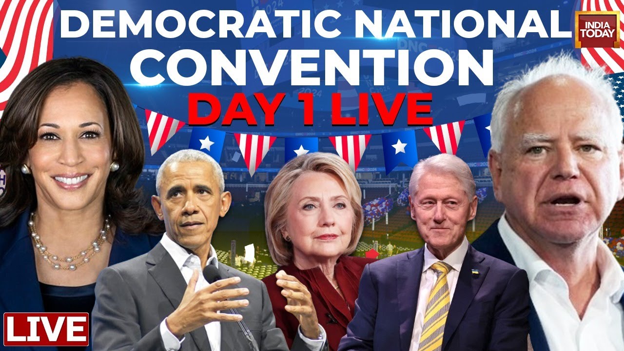 DNC 2024 Day 1 LIVE From Chicago: Democratic National Convention LIVE ...