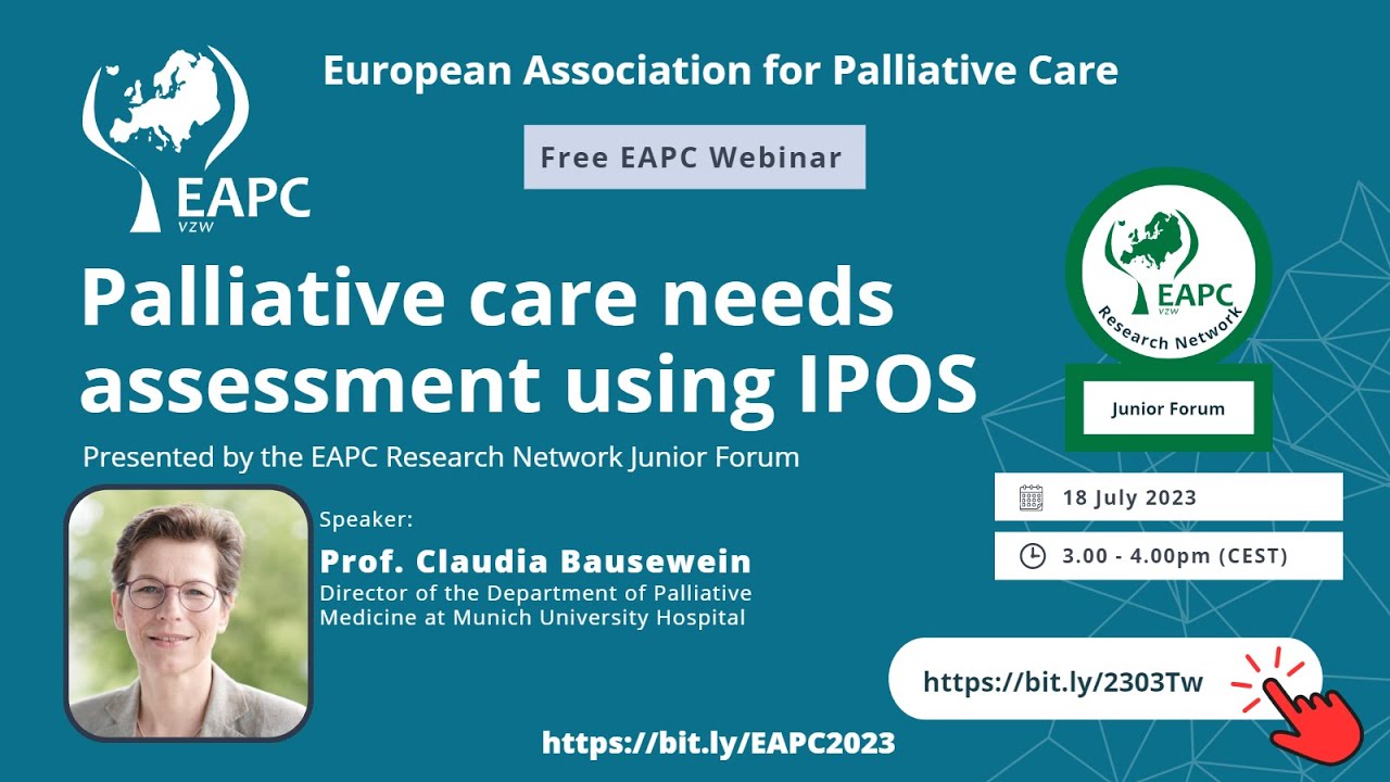 EAPC Webinar: Palliative care needs assessment using IPOS - YouTube
