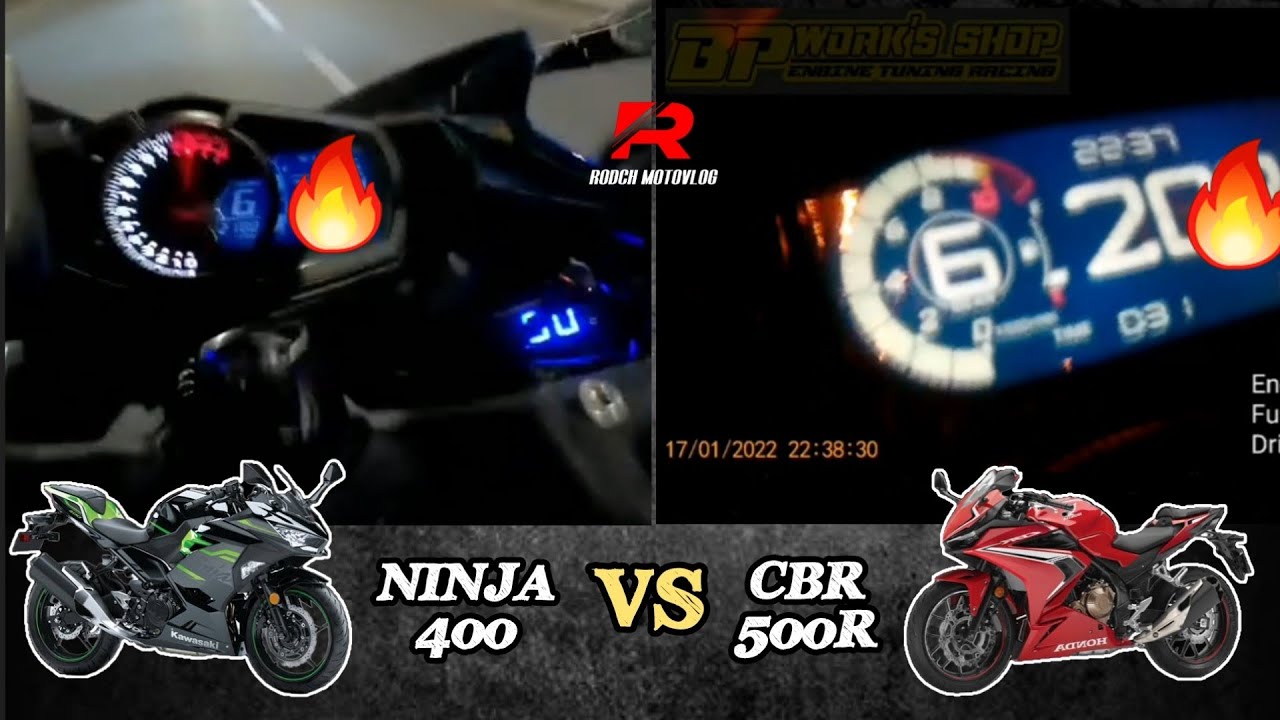 Modified | Kawasaki Ninja 400 🆚️ Honda CBR500R | Top Speed ...