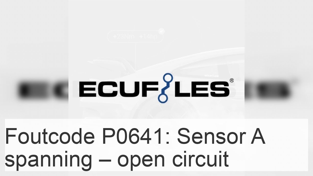Foutcode P0641: Sensor A referentiespanning - open circuit - Auto 24 ...