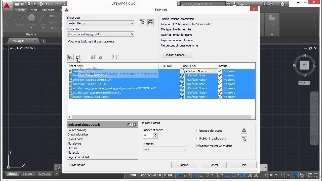 Learning Autodesk AutoCAD 2015 Publish - YouTube