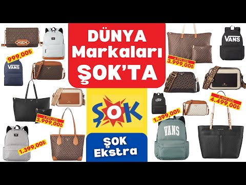 ŞOK Markette Michael Kors ve Vans Çantalar İNANILMAZ FİYATLARLA!