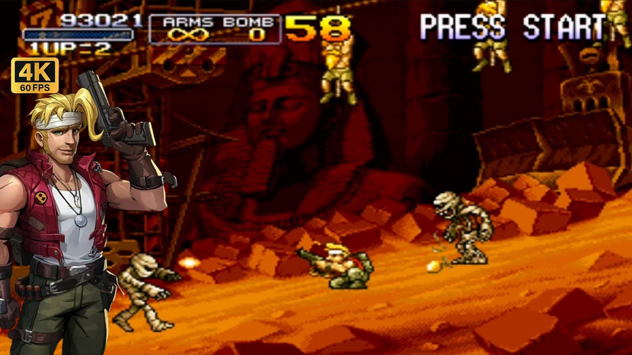 [KOF] Metal Slug 2: Super Vehicle -001/ll{Mission 02} arcade offline ...