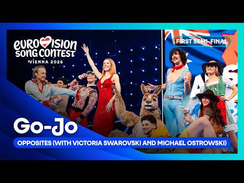 Go-Jo, Victoria Swarovski & Michael Ostrowski - Opposites (LIVE) | Interval Act | First Semi-Final