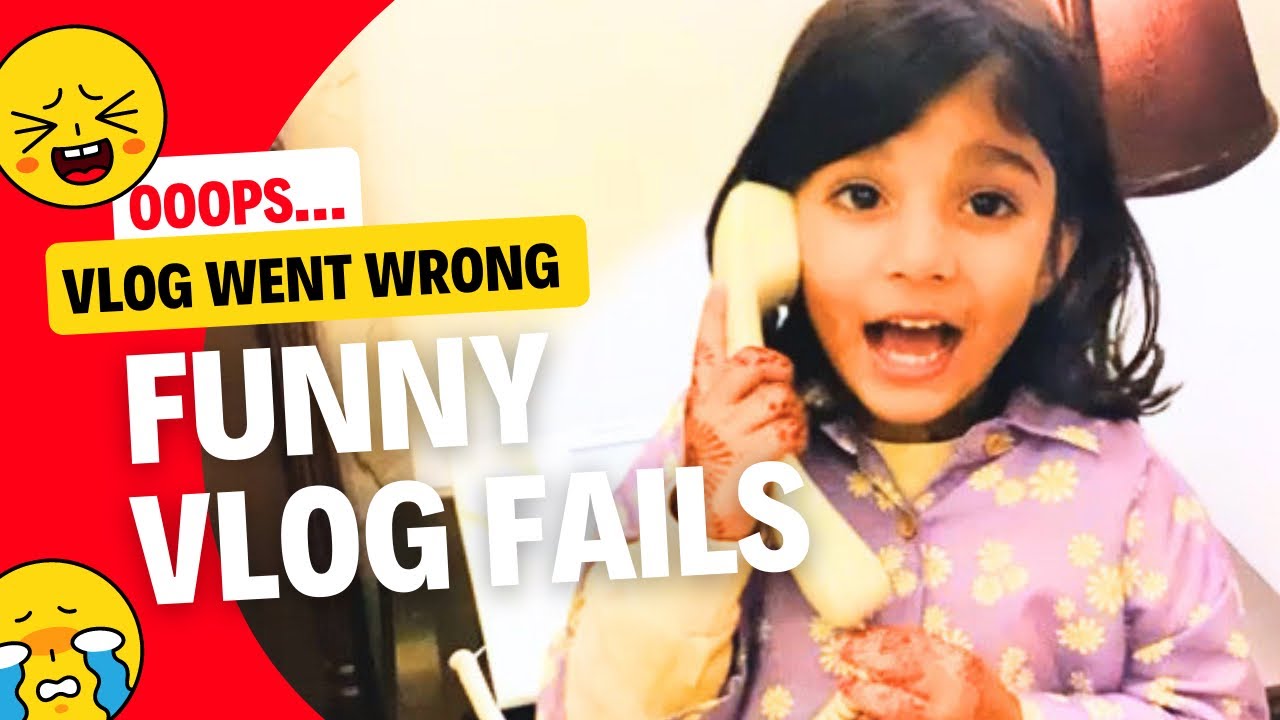 Vlog Went Wrong | Funny Moments | Oops Moments | Little Vlogger | Fantastic 4 (Channel) - YouTube