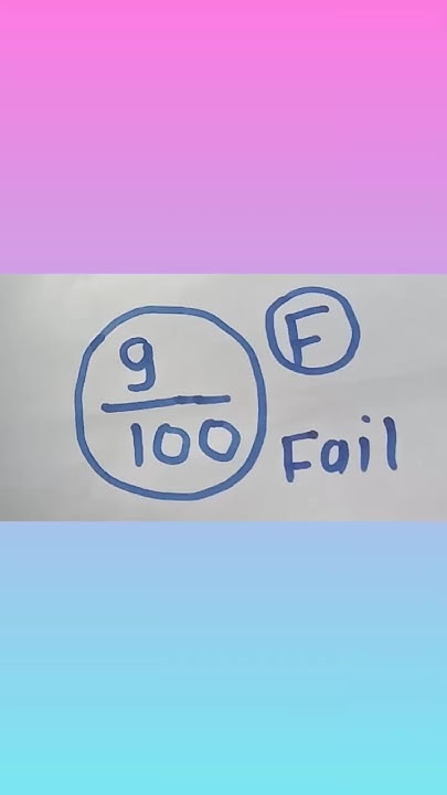 fail into pass trick😅 #shorts #drawing #exam - YouTube