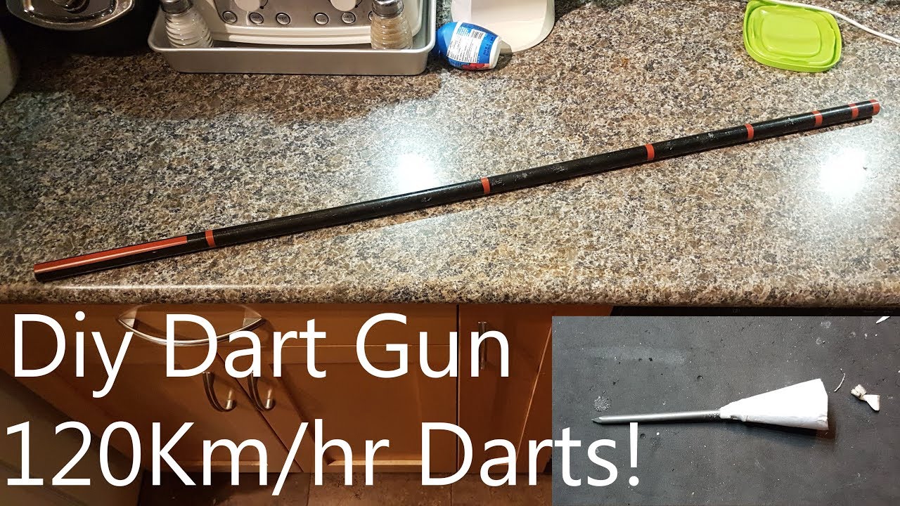 Weekend Weapons #1 - Diy Dart Gun - 120 km/hr Darts! - YouTube