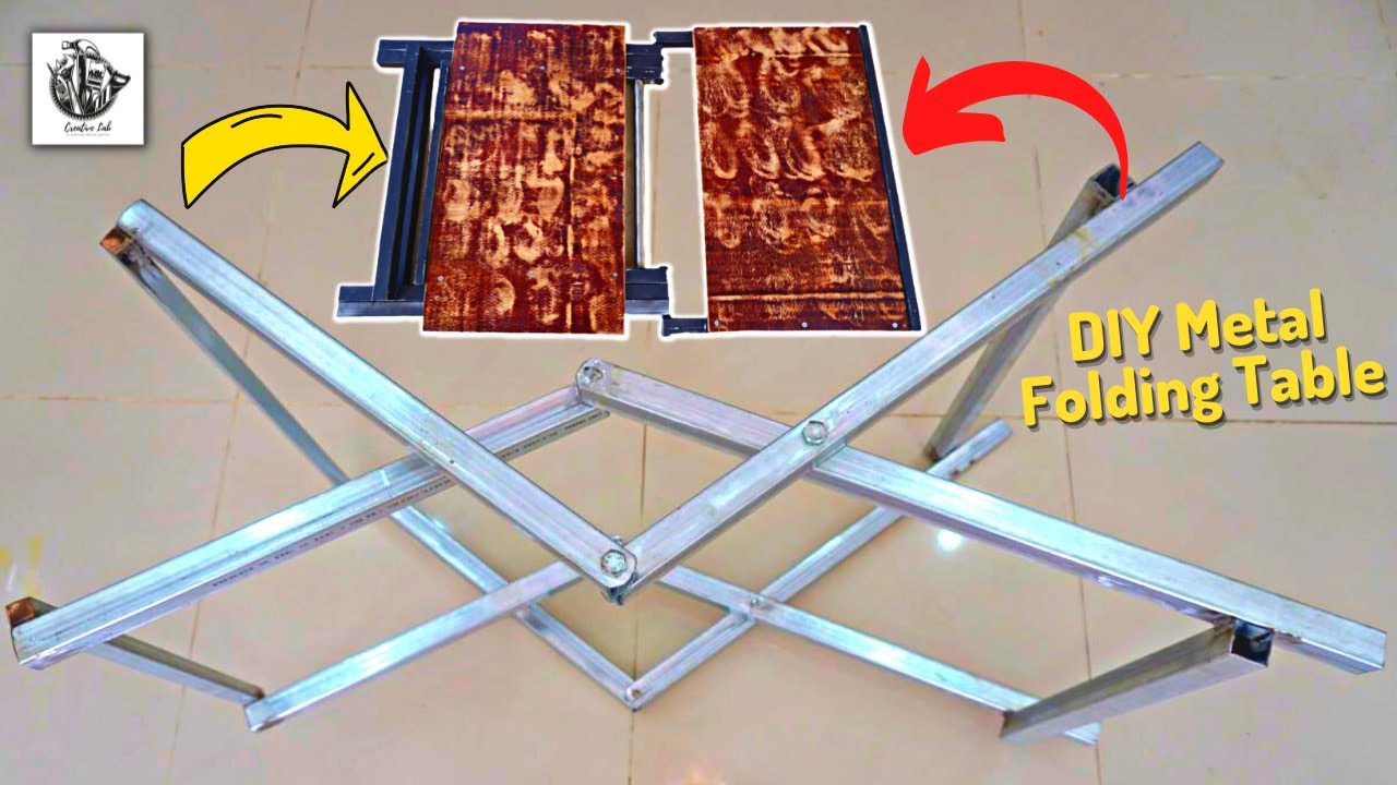 DIY Folding Table Ideas That You Can Build Easily | DIY Metal Folding ...