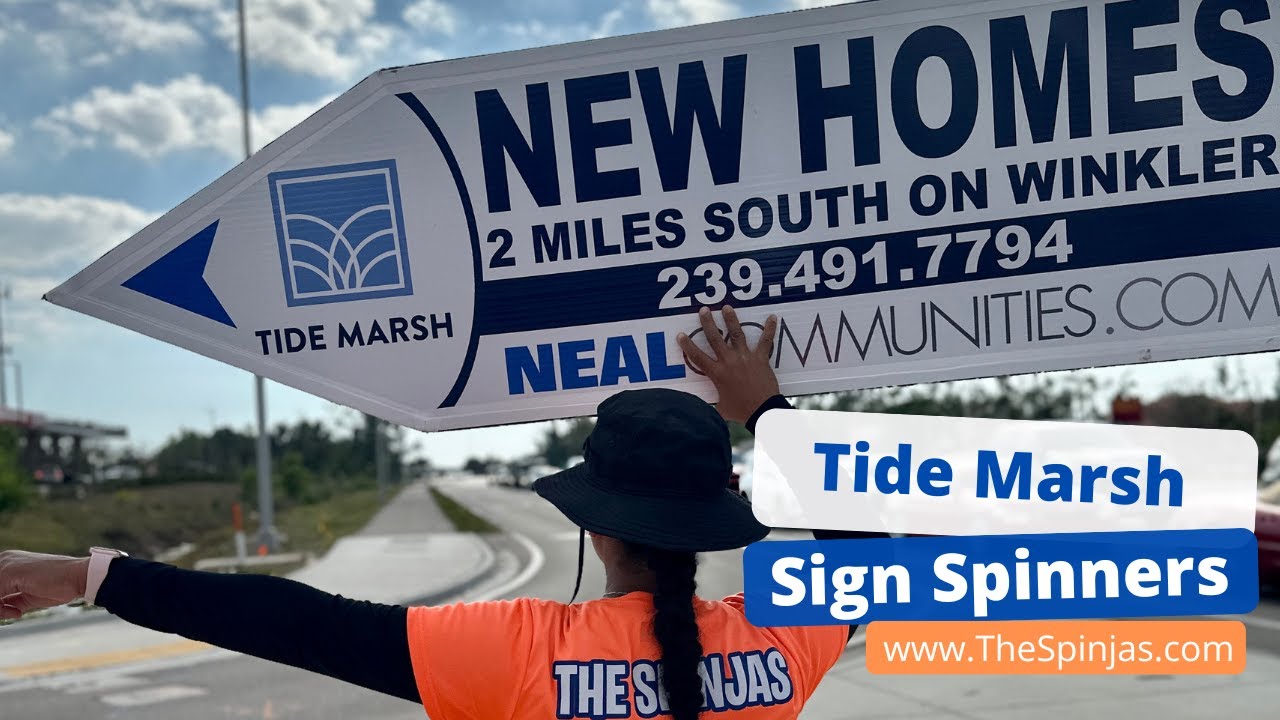 Sign Spinner Ads aka The Spinjas for Neal Communities in Fort Myers ...