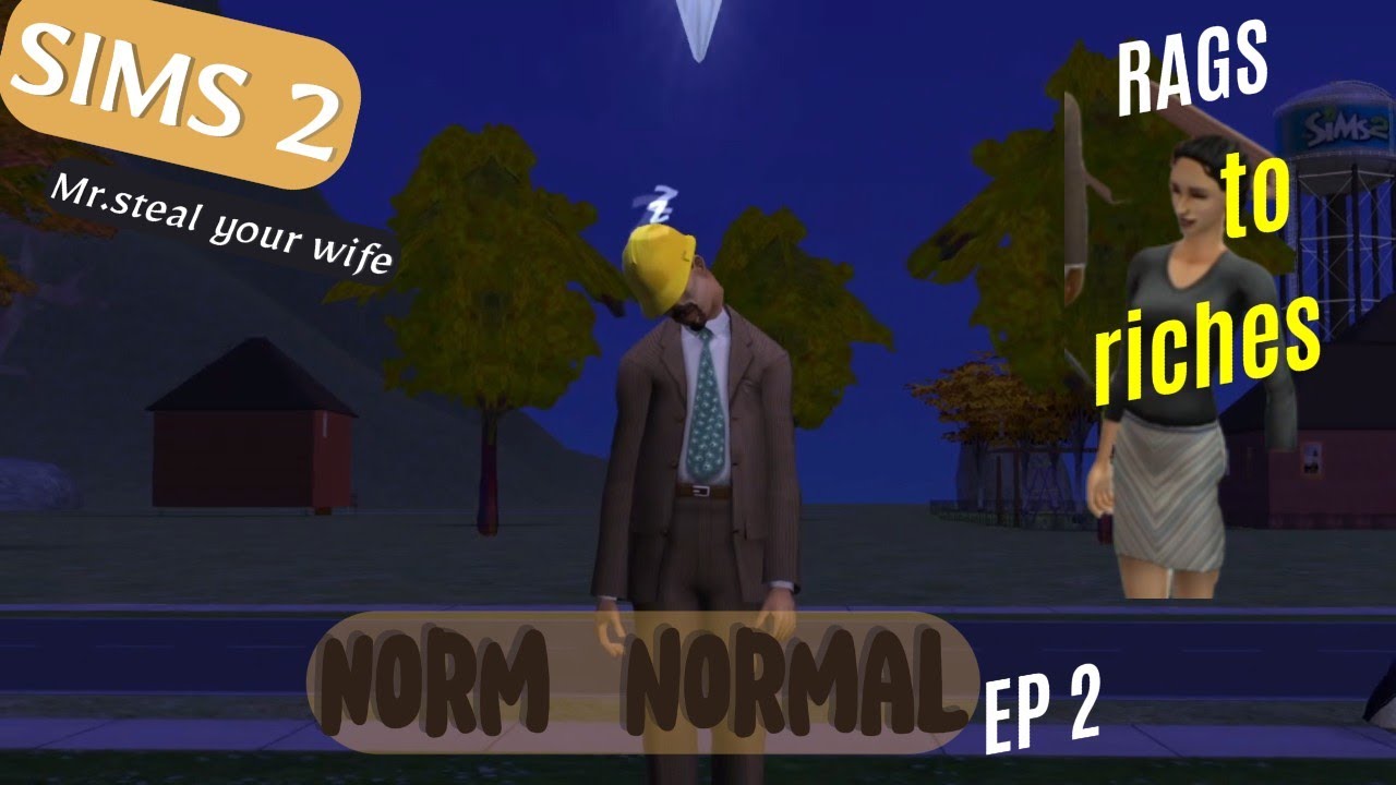 Sims 2 : norm steals a wife - YouTube