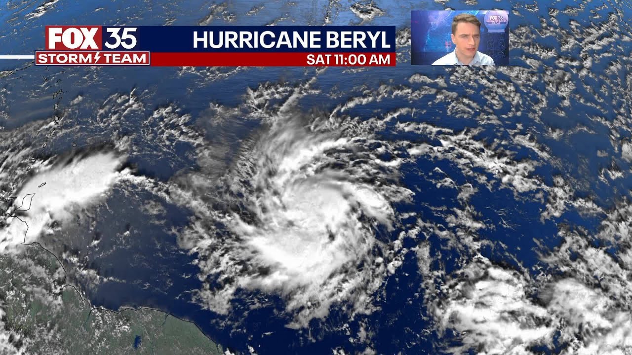 Hurricane Beryl forms in the Atlantic, becoming first named hurricane ...
