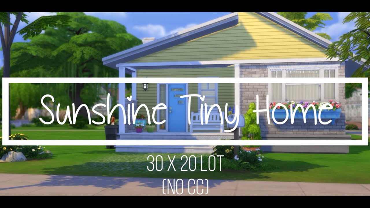 Sunshine Tiny Home ║ TS4 Speed Build - YouTube