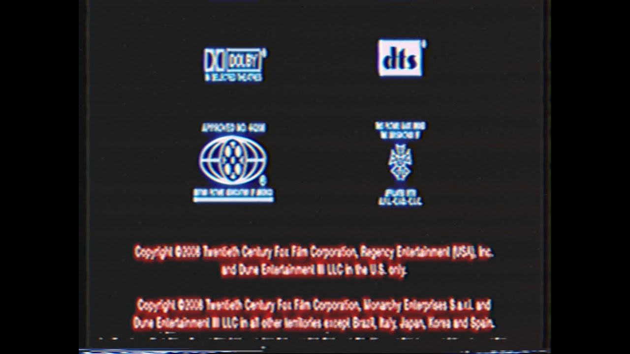 20th Century Fox/20th Century Studios & Regency (2008) - End Credits 🎰💑 ...