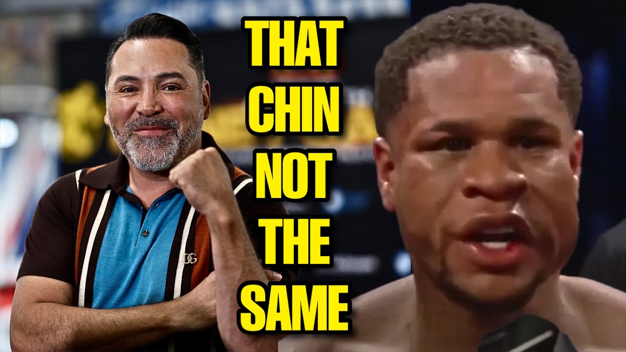 Oscar De La Hoya SHOCKING COMMENTS About Devin Haney's Chin After Ryan ...