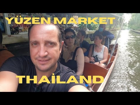 🇹🇭NEHİR'İN ÜSTÜNDE YÜZEN MARKET OLUR'MU!! TAYLAND/BANGKOK《25》
