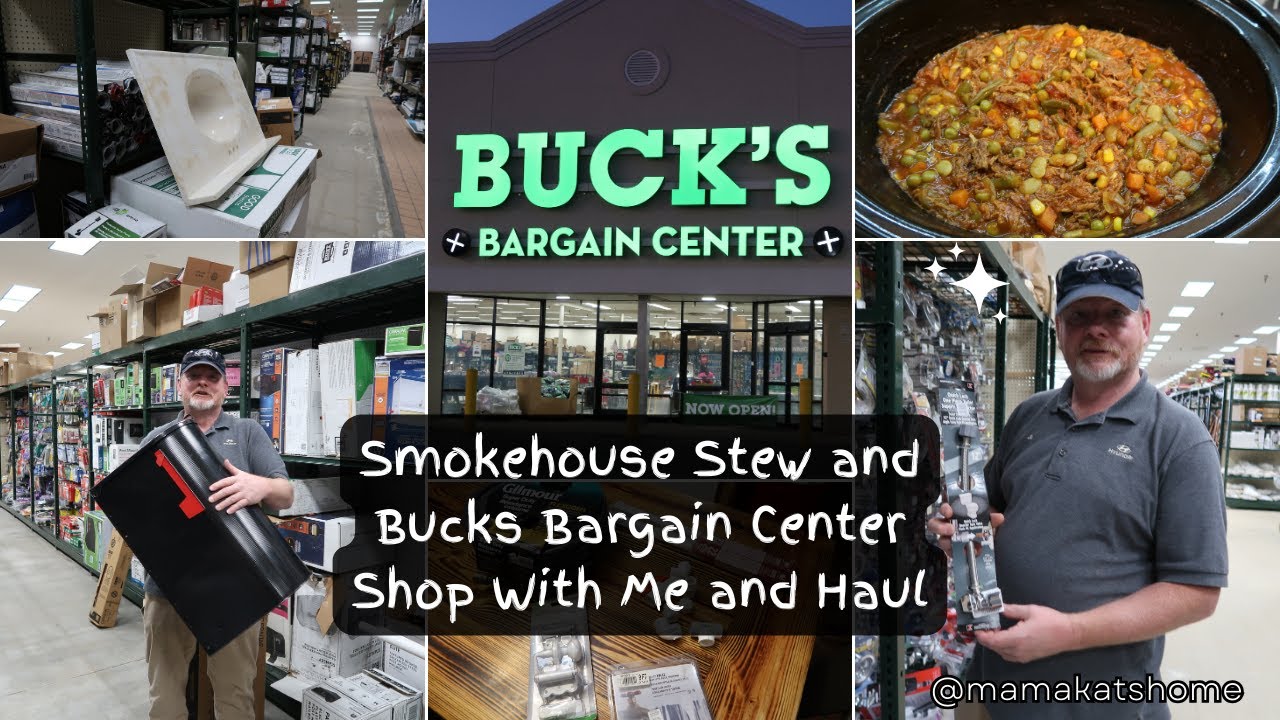 Smokehouse Stew and Bucks Bargain Center Shop With Me and Haul - YouTube